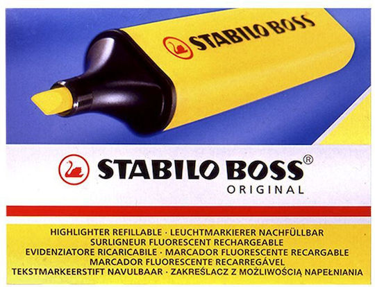 Stabilo Boss Original Μαρκαδόροι Υπογράμμισης 5mm STABILO BOSS ORIGINAL ...
