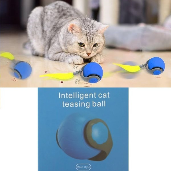 intelligent cat teasing ball