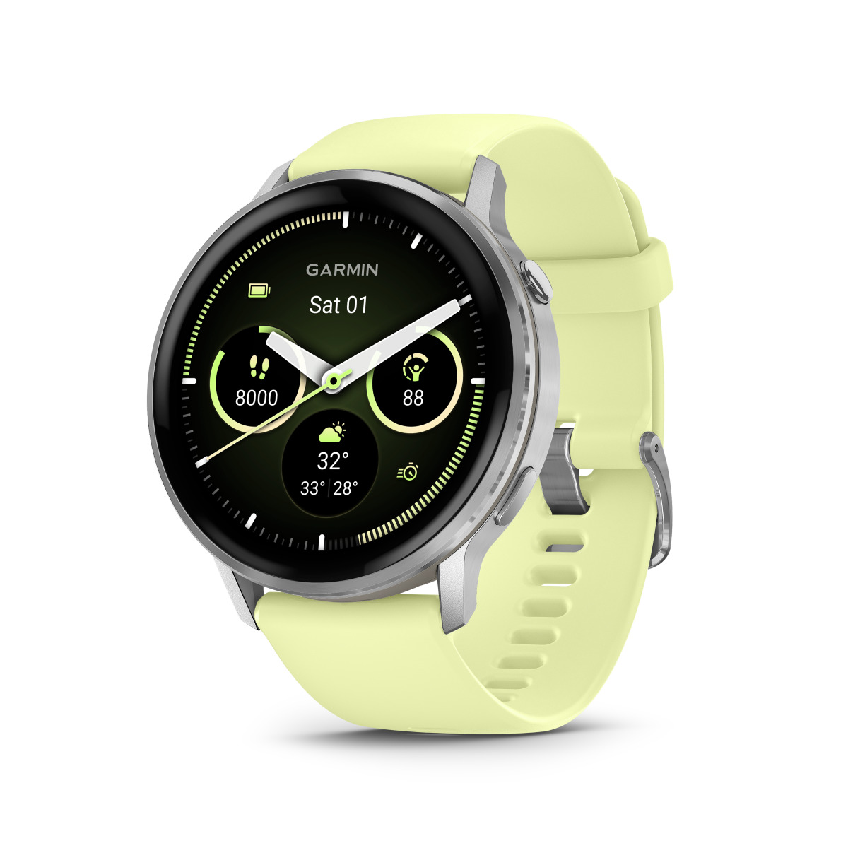 Garmin Venu 4 Edelstahl 45mm Wasserdicht Smartwatch mit Pulsmesser ...