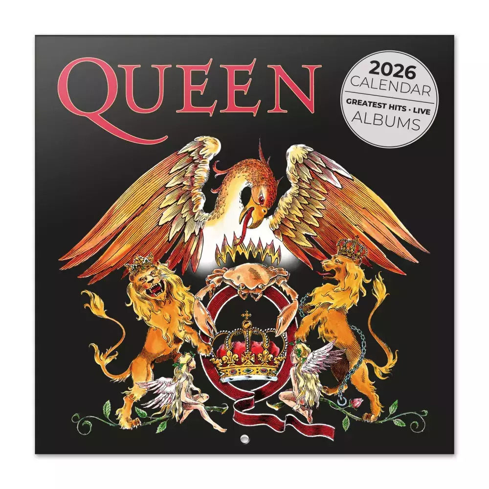 Grupo Erik Queen Daily Wall Diary 2026 Black 30x30cm | Skroutz.mt