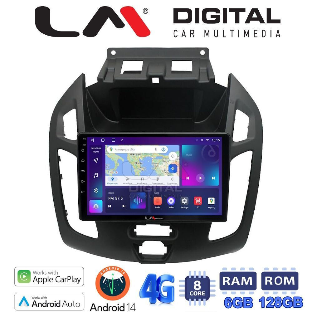 LM Digital Ηχοσύστημα Αυτοκινήτου για Ford Transit 2013 > 2015 (Bluetooth/USB/WiFi/GPS/Apple ...