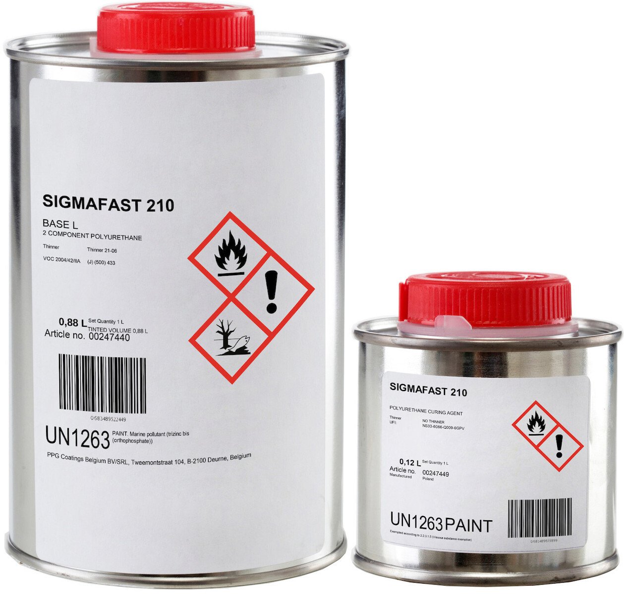 Sigmafast 210 Hs Rustproof Paint Anti-corrosion Metal Fence Iron 1l Ral ...