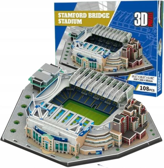 Chelsea Fc Football Stadium Stamford Bridge Large Puzzle 3D 108pcs ...