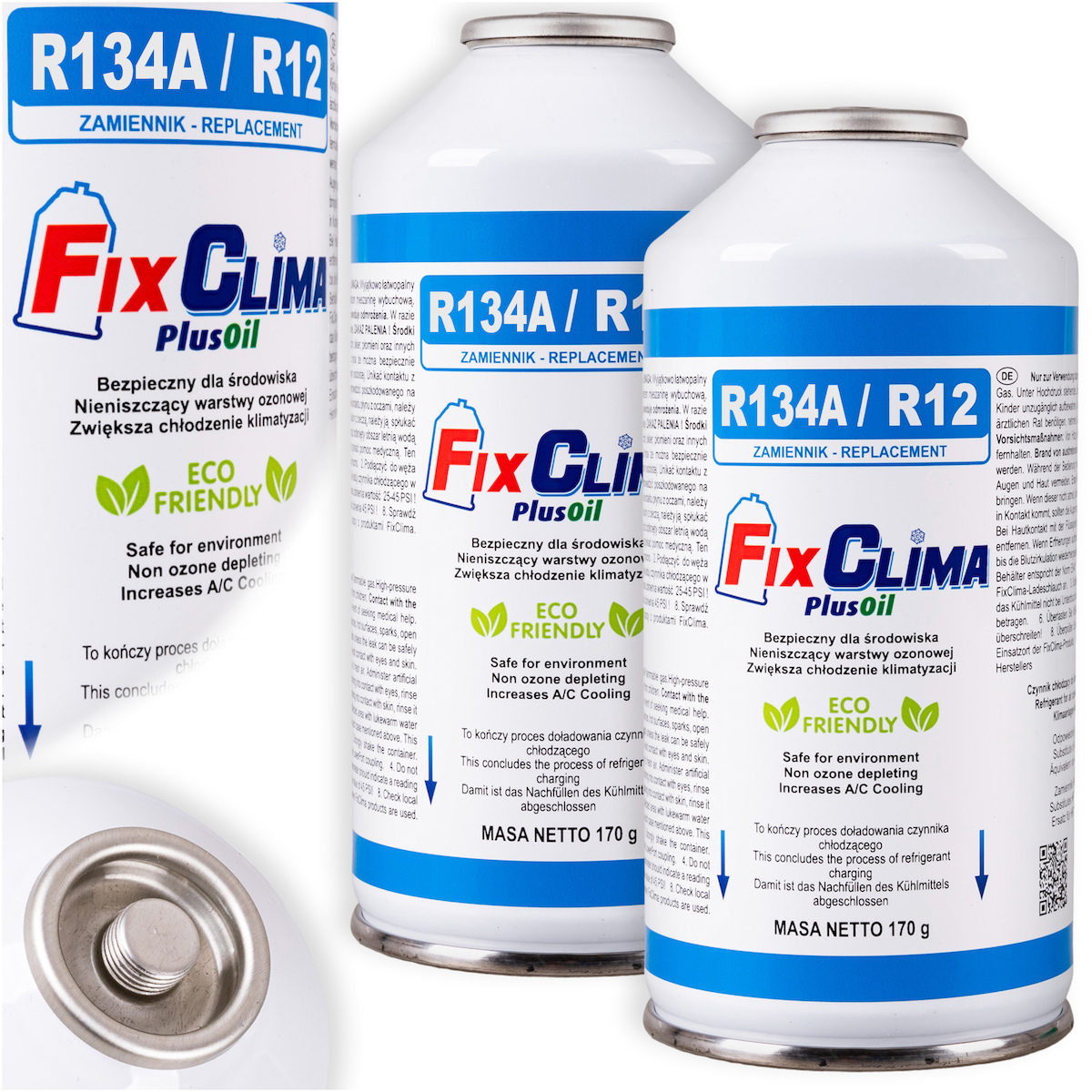 2x R134a Air Conditioning Refrigerant Gas Filling | Skroutz.gr