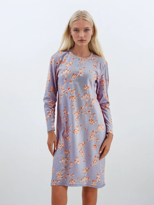 Pink Label Χειμερινό Γυναικείο Νυχτικό W638 | Skroutz.gr