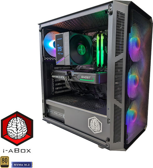 i-aBox Entry lvl v5 SN+ Gaming Desktop PC (i5-14400F/32GB DDR5/2TB SSD ...