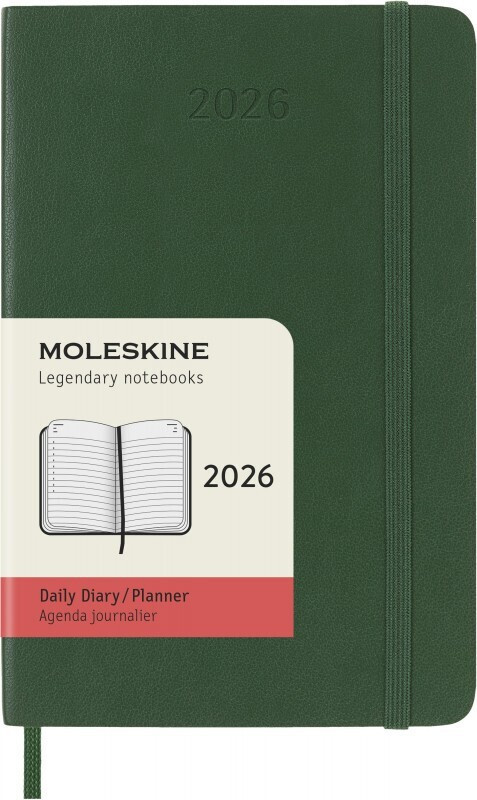 Moleskine Ημερήσιο Planner 2026 Myrtle Green 9x14εκ. | Skroutz Cyprus
