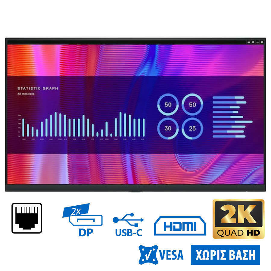 Dell P2723DE Generalüberholt Klasse A TFT-LCD Monitor 27" QHD 2560x1440 ...