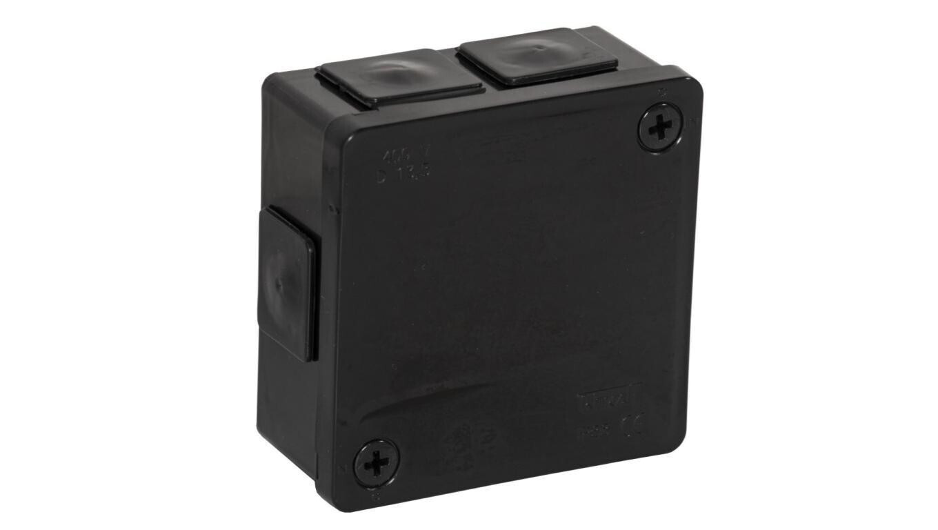 Surface-mounted Box Empty 6 Inlets Viplast Vp-22 Black Ip55 86x86x40mm ...