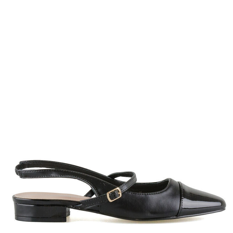 Silia D Γυναικείες Μπαλαρίνες με Λουράκι σε Μαύρο Χρώμα bal-AM29-(blk ...