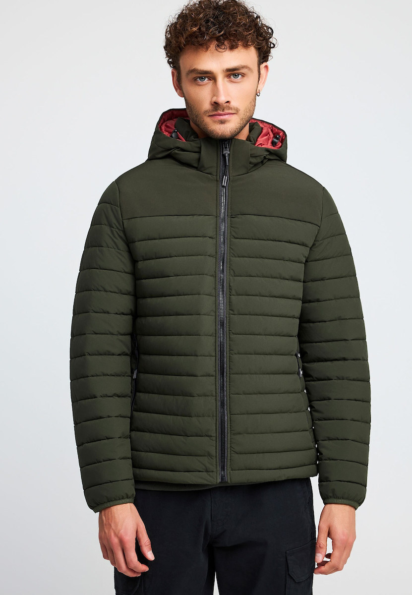 Garage Fifty5 Μπουφάν Puffer Χακί GAM012-502-01 | Skroutz.gr