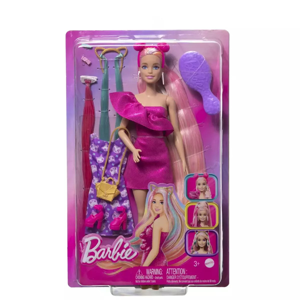 Barbie Fun Fancy Hair Κούκλα για 3+ Ετών 21εκ. | Skroutz.gr