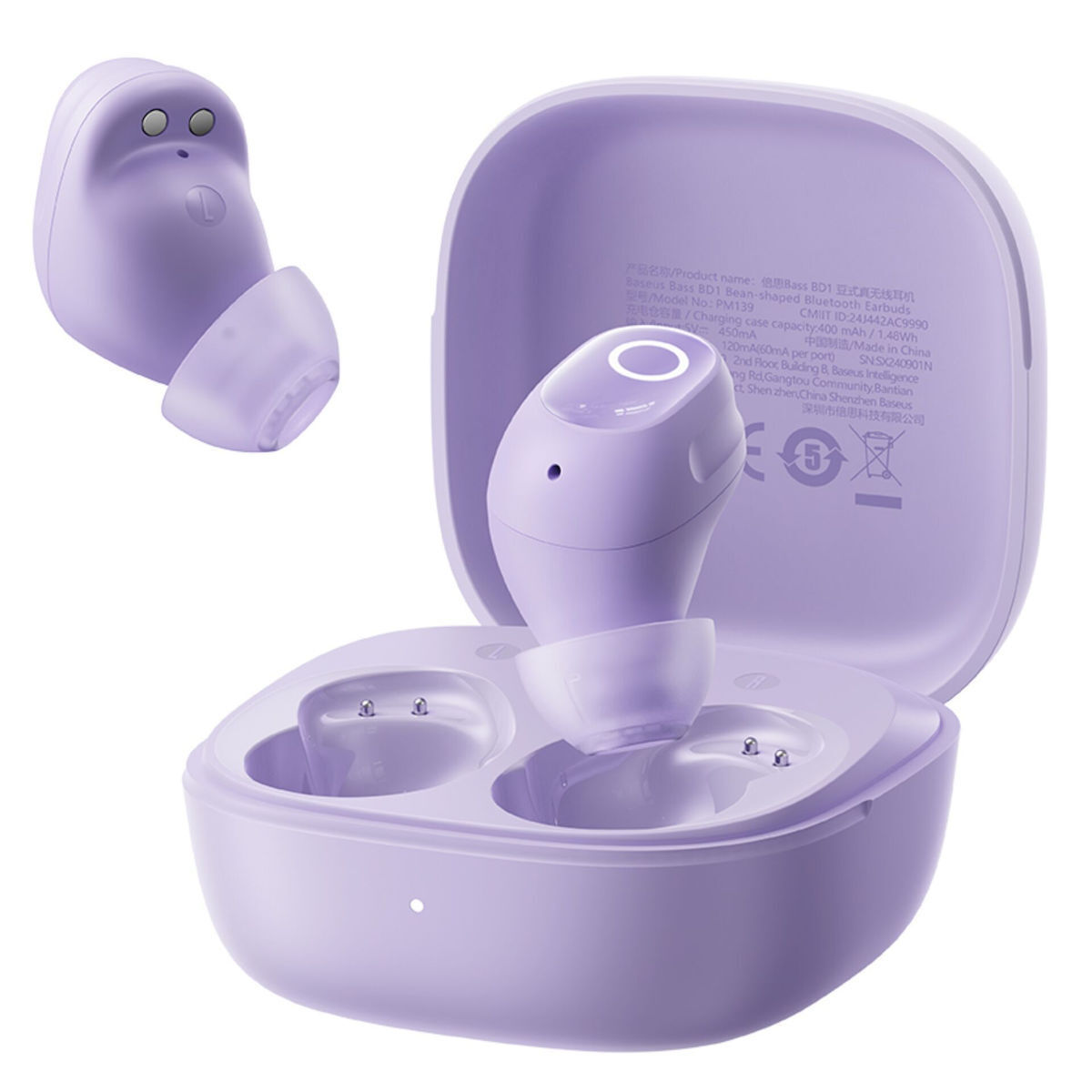 Baseus Bass BD1 In-ear Bluetooth Handsfree Ακουστικά με Αντοχή στον ...