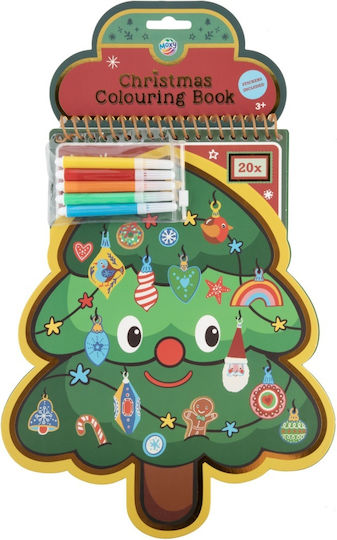 Βιβλιο Ζωγραφικης Christmas Χρωμοσελιδες & Αυτοκολλητα | Skroutz Cyprus