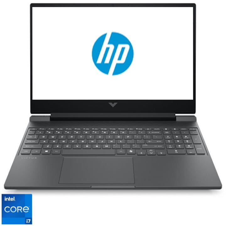 HP Victus 15-fa2100nn 15.6" IPS FHD (i7-13620H/24GB/1TB SSD/GeForce RTX 5060/No OS) Argintiu Mic ...
