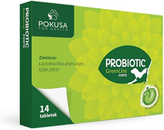 Pokusa Green Line Probiotic Forte Probiotice 14 file Verde | Skroutz ...