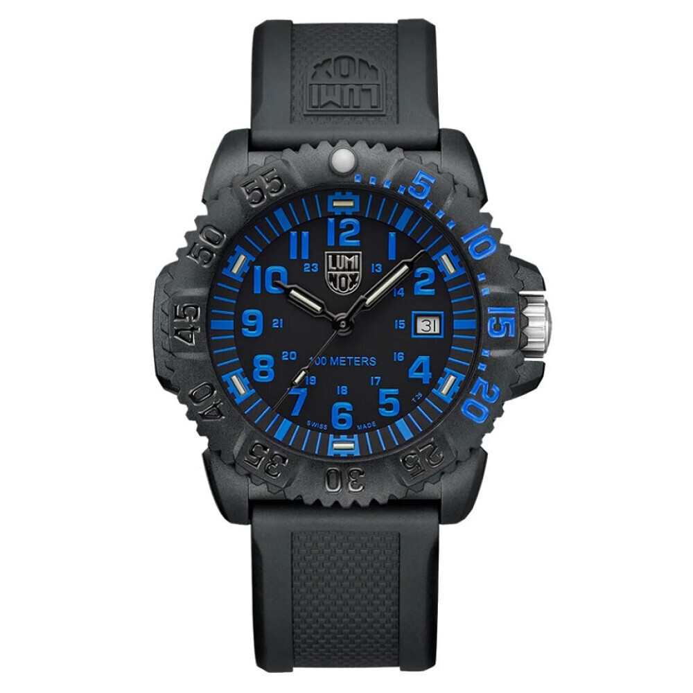 Luminox Sea Lion Carbonox Ανδρικό Ρολόι Μπαταρίας με Μαύρο Καουτσούκ ...