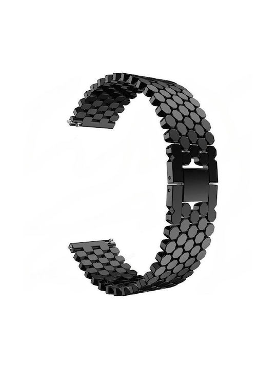 Μεταλλικό Λουράκι Fish Scale Texture Huawei Watch Gt 3 46 Mm Black ...
