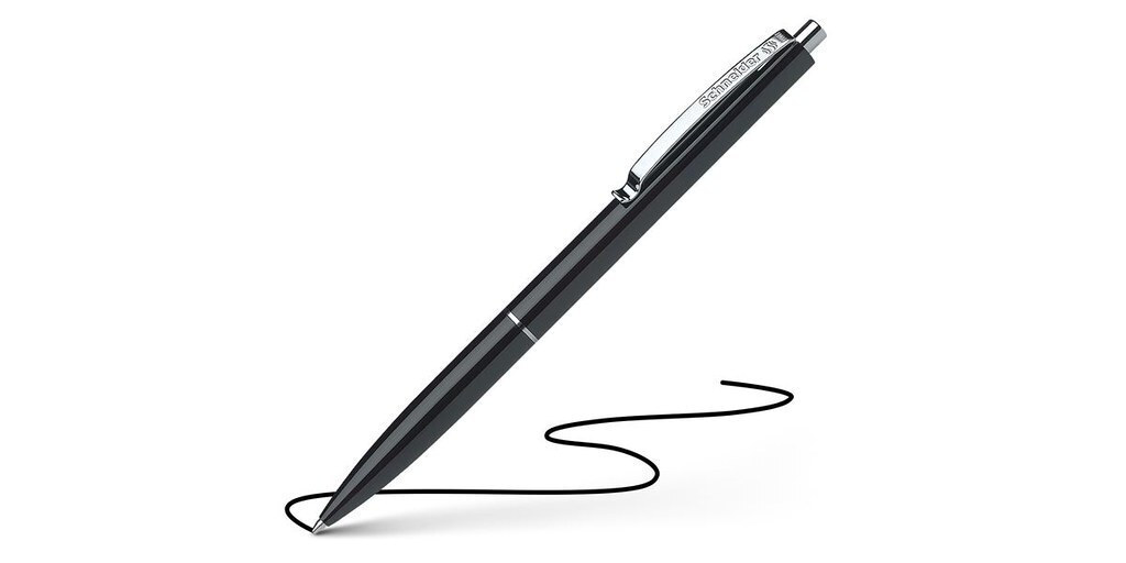 Schneider K15 Στυλό Ballpoint Μαύρο με Μαύρο Μελάνι 50τμχ | Skroutz Cyprus