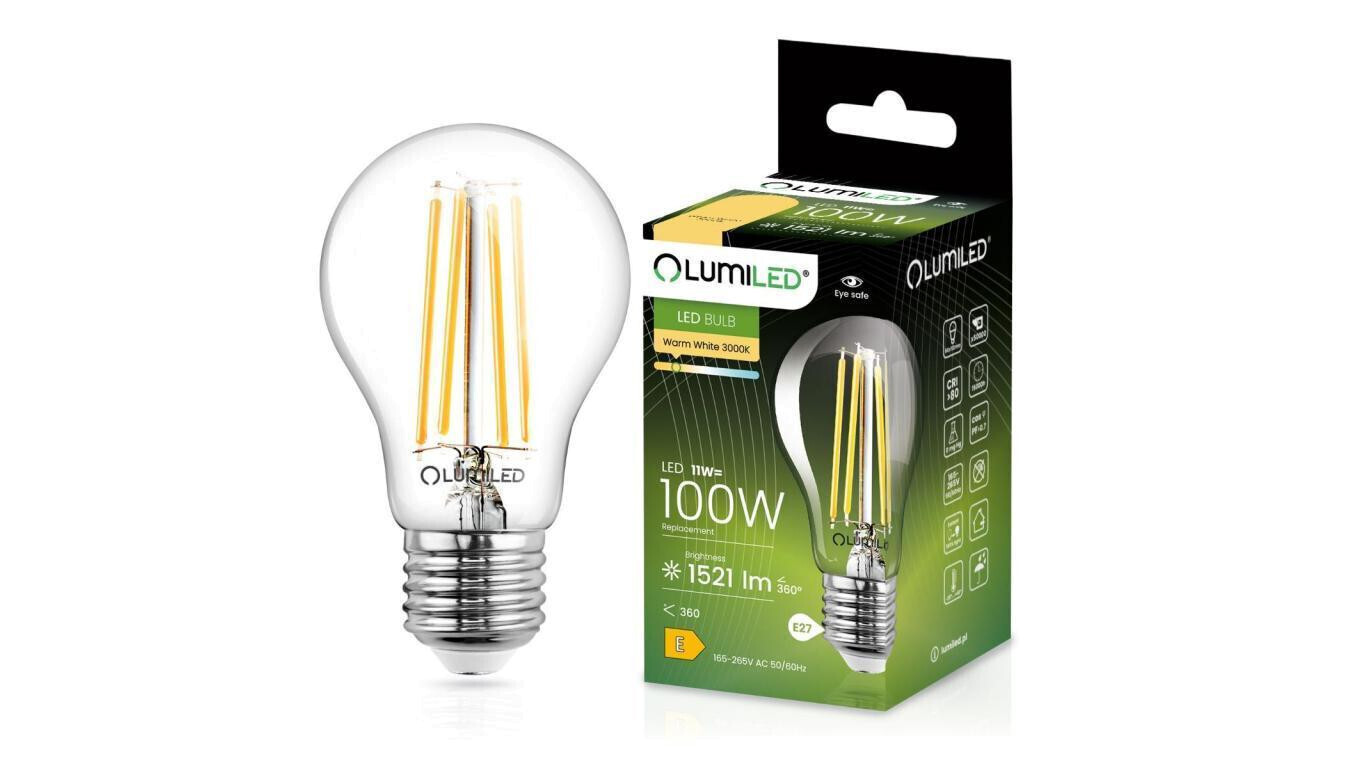 Lumiled Λάμπα LED για Ντουί E27 και Σχήμα A60 1521lm | Skroutz.gr