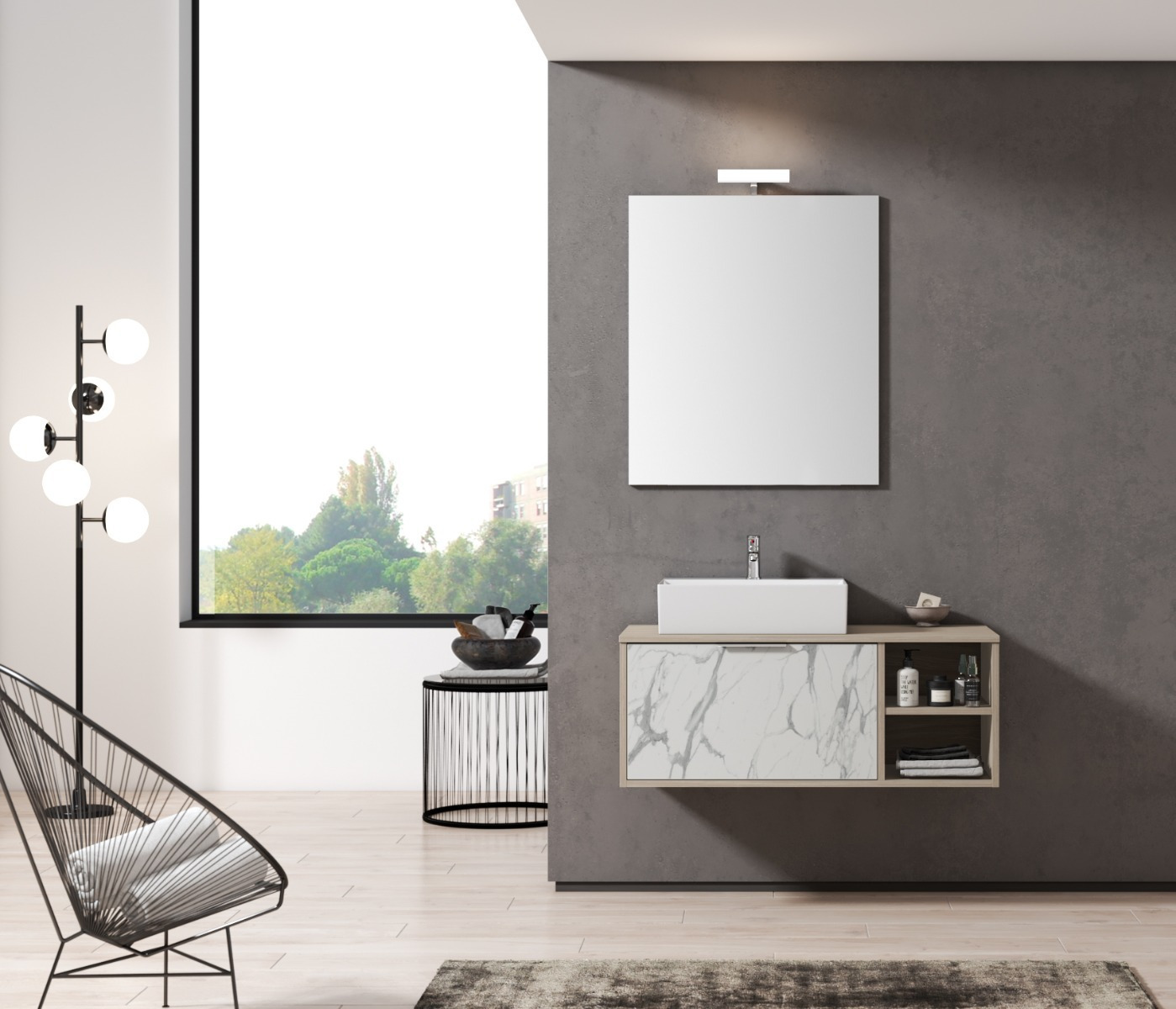 Piccadilly 1110010060 Ένθετος / Επικαθήμενος Νιπτήρας Κεραμικός 50x42cm ...