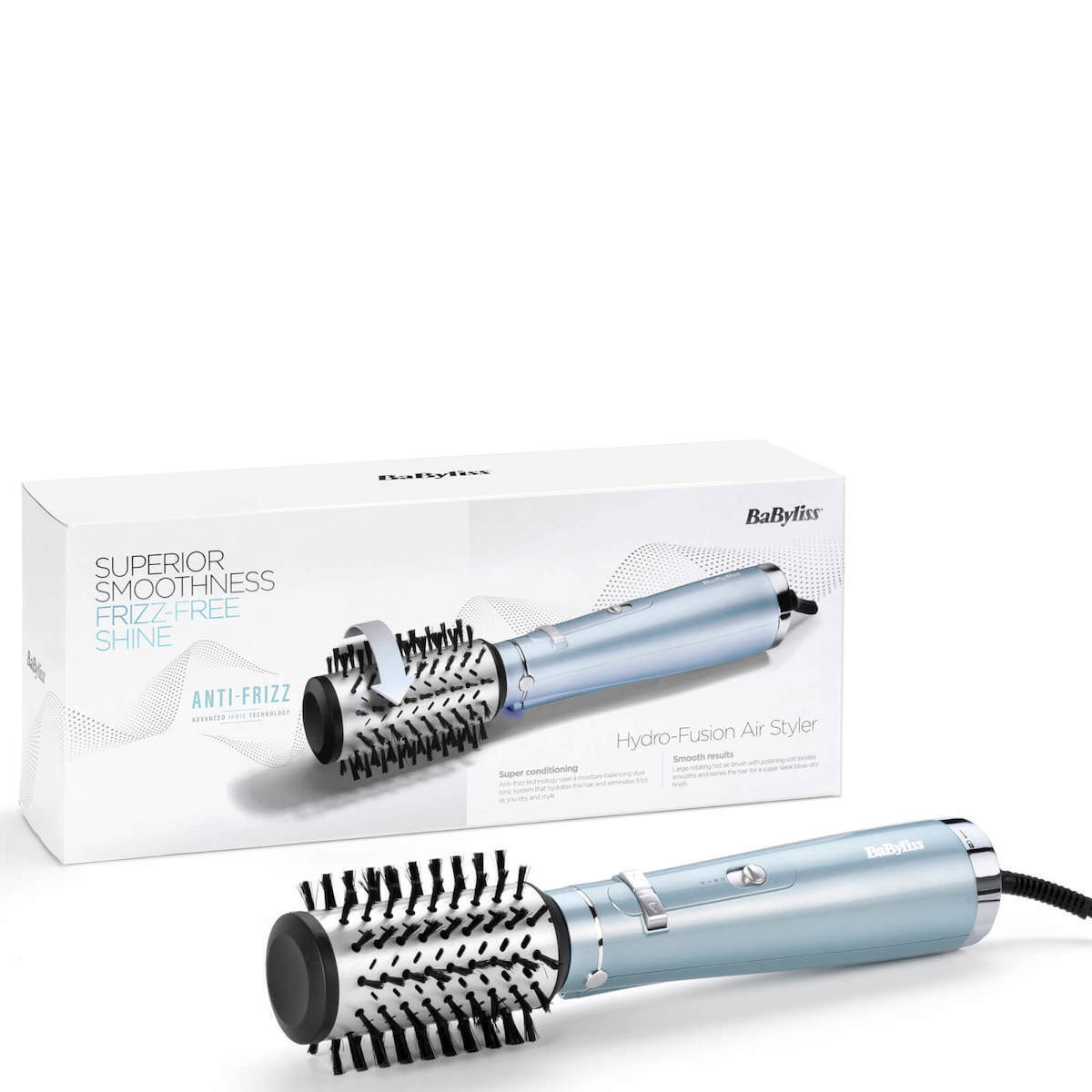 Babyliss Hydro Fusion Elektrische Bürste mit Luft zum Locken 700W ...