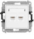 Icon Dual Computer Socket Mechanism 2xrj45 Cat 5e 8-pin White Igk-2 ...