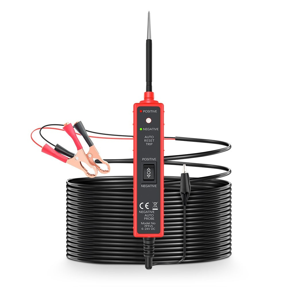 Portable Multifunctional Tester Auto Circuits 6v-24v Dc 5-meter Cable ...