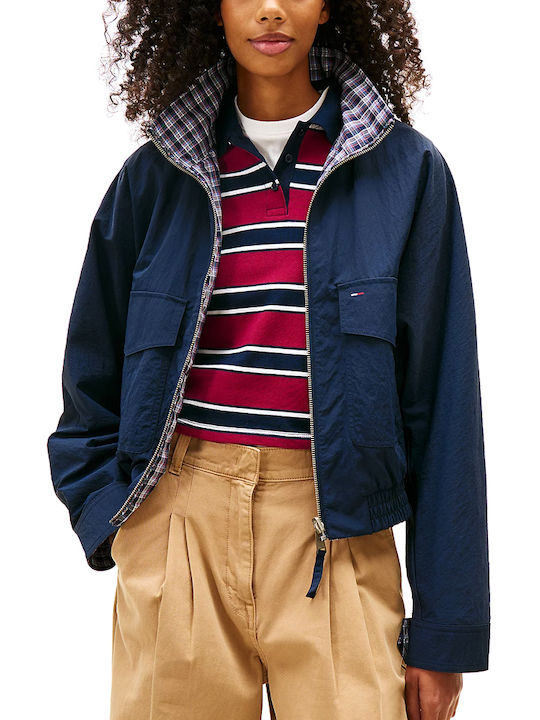 Γυναικεία Μπουφάν Tommy Hilfiger Μπλε | Skroutz.gr