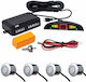 Siks Parking Sensors 4 Sensors LED Display Sound Light Metric Warning ...