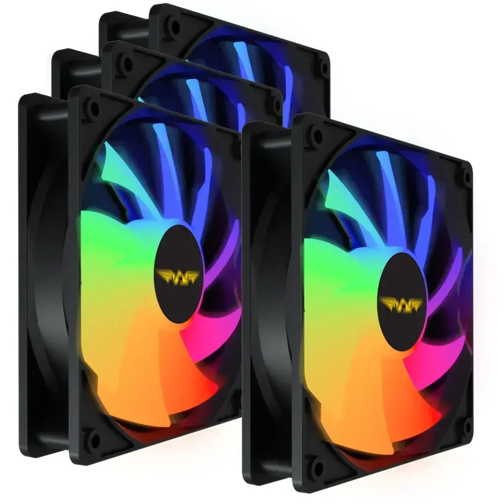 Armaggeddon 6000 Pro Case Fan 120mm with ARGB Lighting and Connection 4 ...
