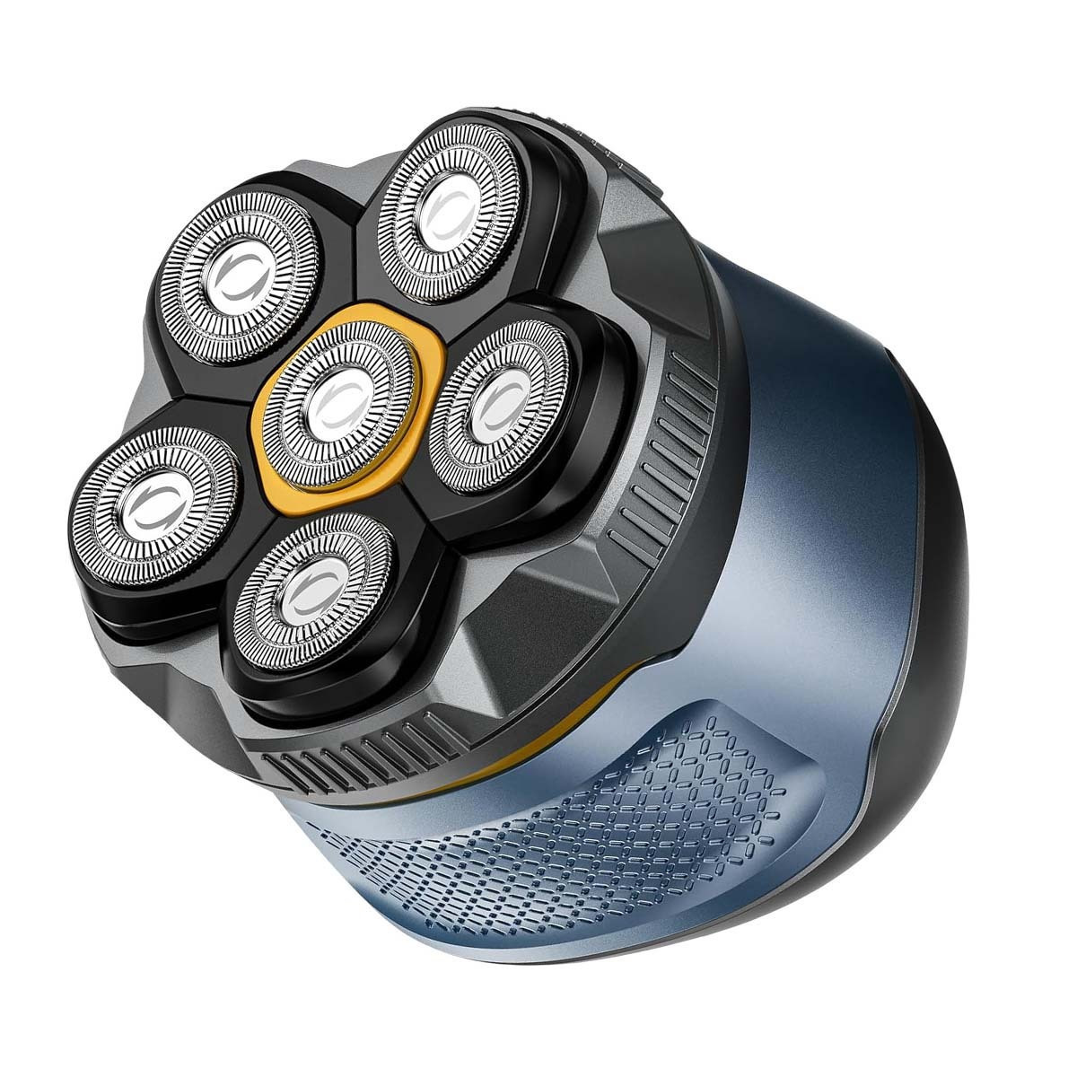 Avizar Rechargeable 6-head Rotating Electric Shaver Wet Dry Use Black ...