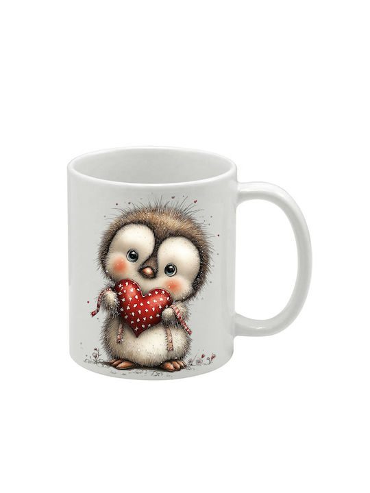 Λευκή Κούπα Αγίου Βαλεντίνου Cute Animal | Skroutz.gr