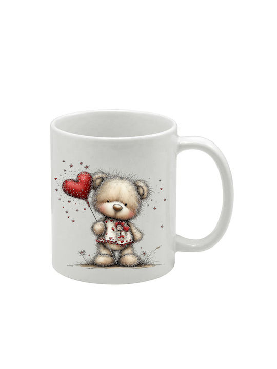 Λευκή Κούπα Αγίου Βαλεντίνου Cute Animal | Skroutz.gr