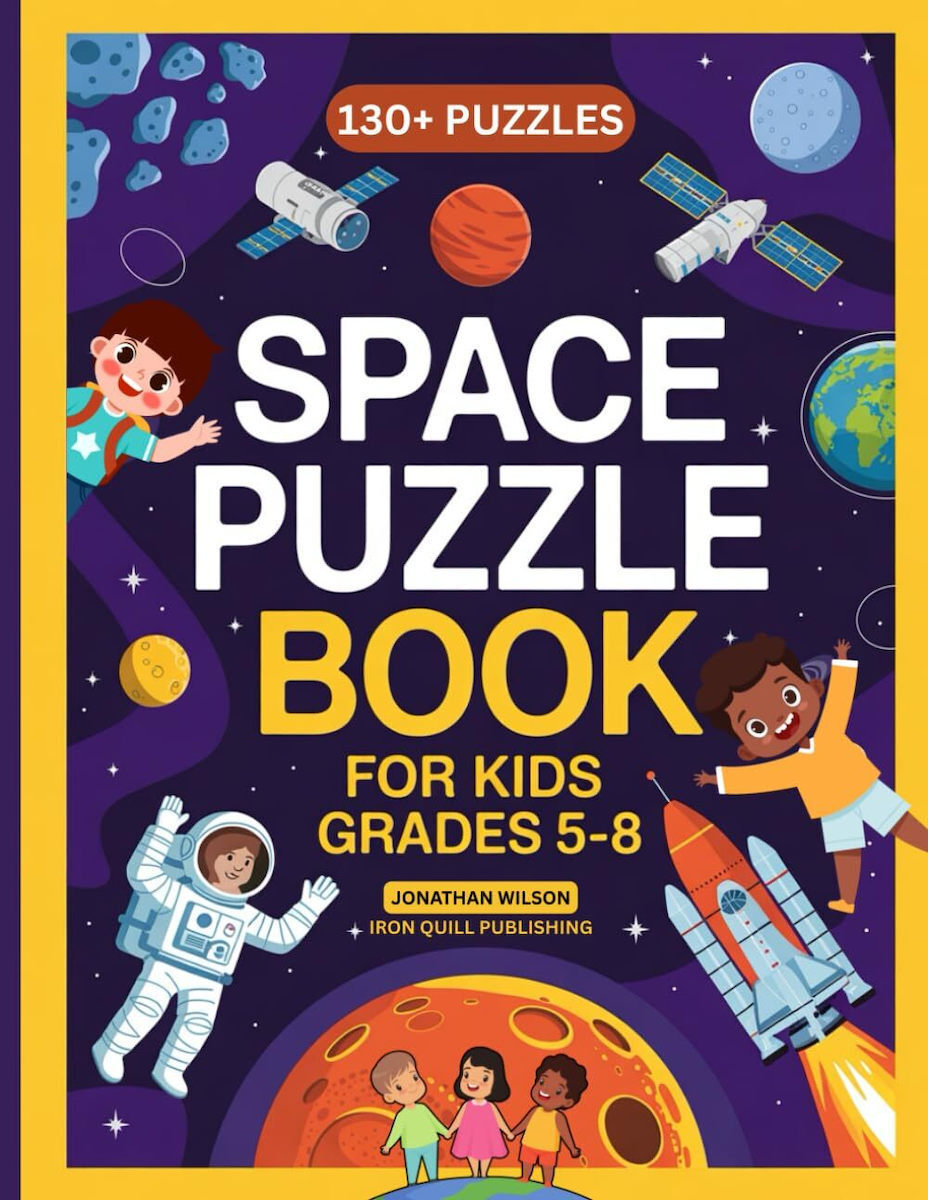 Collection Space Puzzle Book For Kids Grades 5-8 Word Searches ...